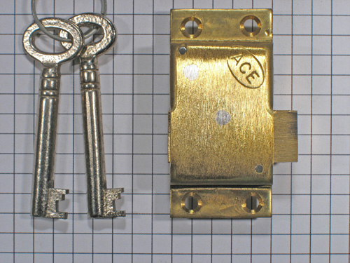 Kastslot messing | Online Deurbeslagshop