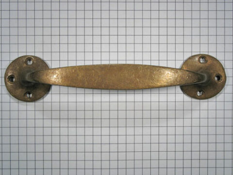 Greep messing antiek 125 mm | Online Deurbeslagshop