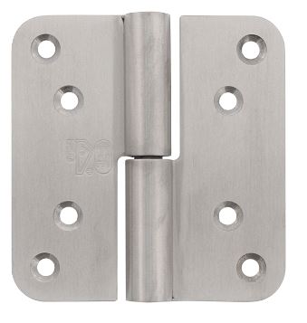 P+E Kogelstift paumelle SKG3 hout/hout 100mm DIN rechts rvs geborsteld ...