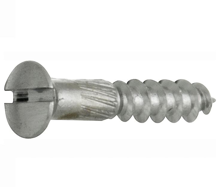 Houtschroef (4 stuks) 4,0x20 mm mat chroom | Online Deurbeslagshop