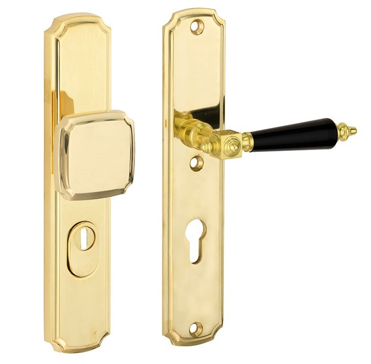 SKG3 PC55 knop/kruk op schild Roman/Nouveau rechts ...