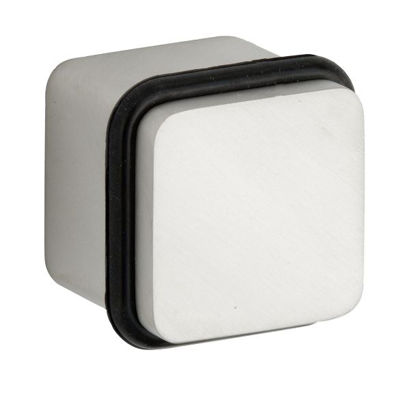 Deurstopper Minimal mat nikkel ongelakt | Online Deurbeslagshop