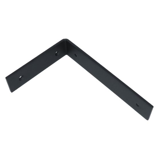 Plankdrager LOFT 200x130 mm mat zwart | Online Deurbeslagshop