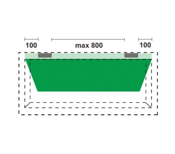 AXA veiligheidsscharnier Titan 89x89 SKG3 Topcoat gegalvaniseerd ...