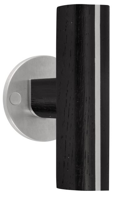 Vaste (Kast)Knop PIET BOON PBT22V/50 mat rvs/eikenhout zwart | Online ...