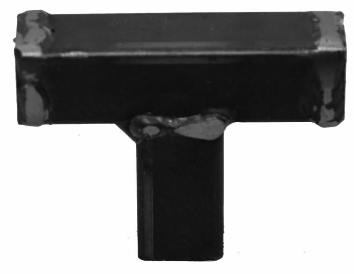 Greep antraciet gelast 16x16x320 mm | Online Deurbeslagshop