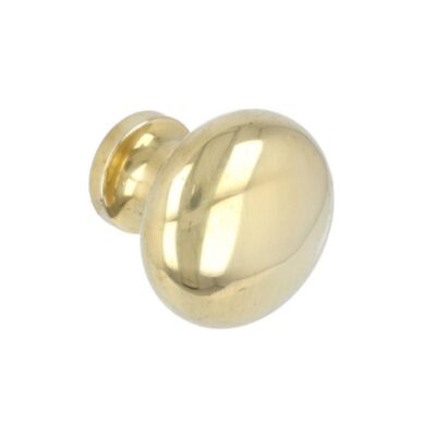 Knop 32 mm messing gepolijst | Online Deurbeslagshop