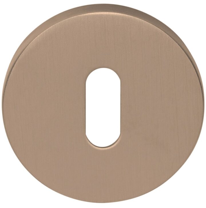 Deurklink David Rockwell ECLIPSE DR100-G op rozet PVD licht brons ...