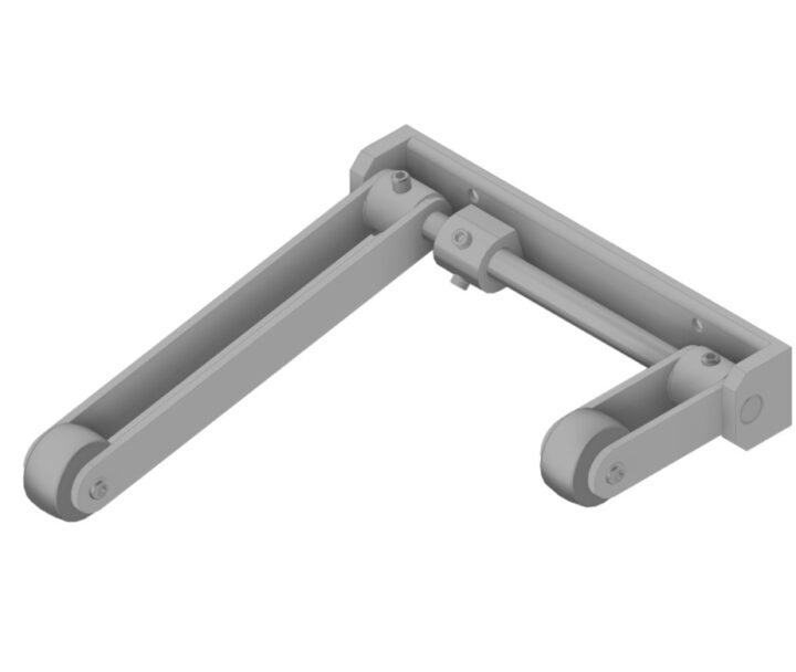 Olda sluitvolgorderegelaar opbouw type 25 grijs | Online Deurbeslagshop