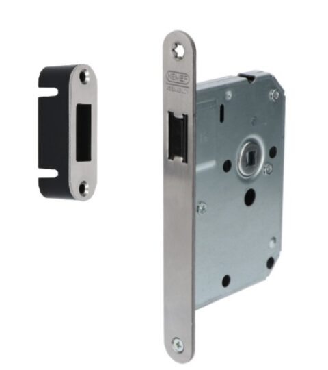 Nemef magneet sluitkom 1255/71 met rvs sluitplaat | Online Deurbeslagshop